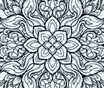 100 Printable Coloring Pages of Intricate Detail - Floral and Abstract ...