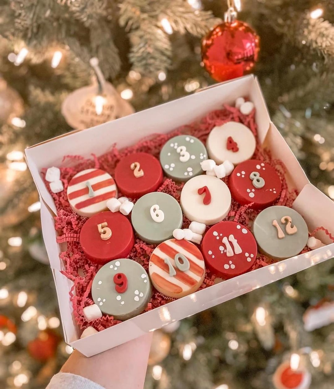 Christmas Cookie Advent Calendar - Etsy