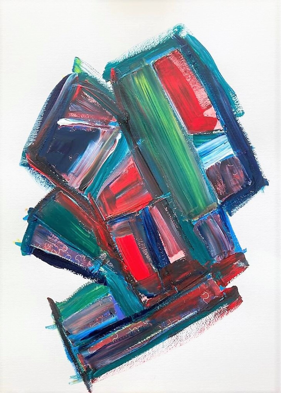 Shapes 1. Geometry, Texture, Colors. Strong, Expressive, Abstract ...