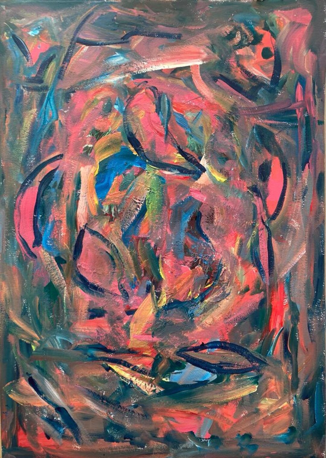 Flow 4. Positive Energy, Colors, Texture, Abstract, Expressive, Nature ...