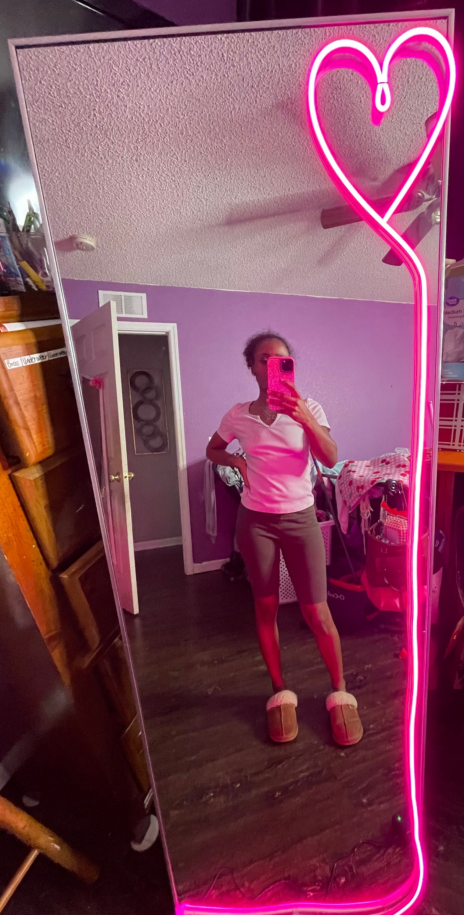 Neon Hear Full Body - Etsy