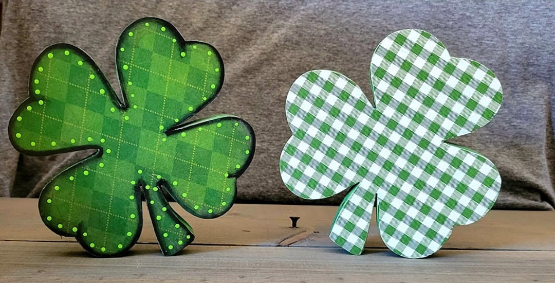 Shamrock Chunky Shelf Sitters - Etsy