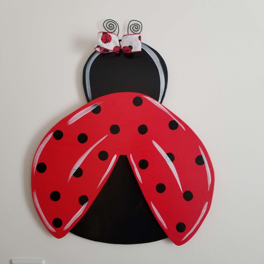 Lady Bug Door Hanger - Etsy