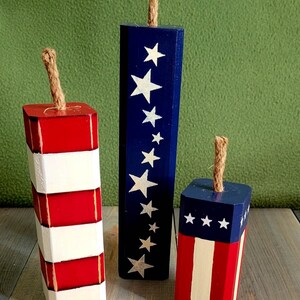 Fire Cracker 3 Pc Chunky Set Round or Square - Etsy