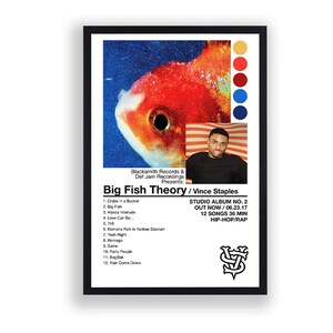 Vince Staples Big Fish Theory Poster Vince Staples Print - Etsy