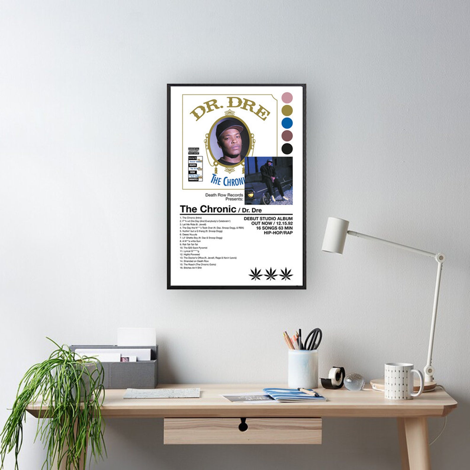 Dr. Dre The Chronic poster Dr. Dre poster the chronic | Etsy