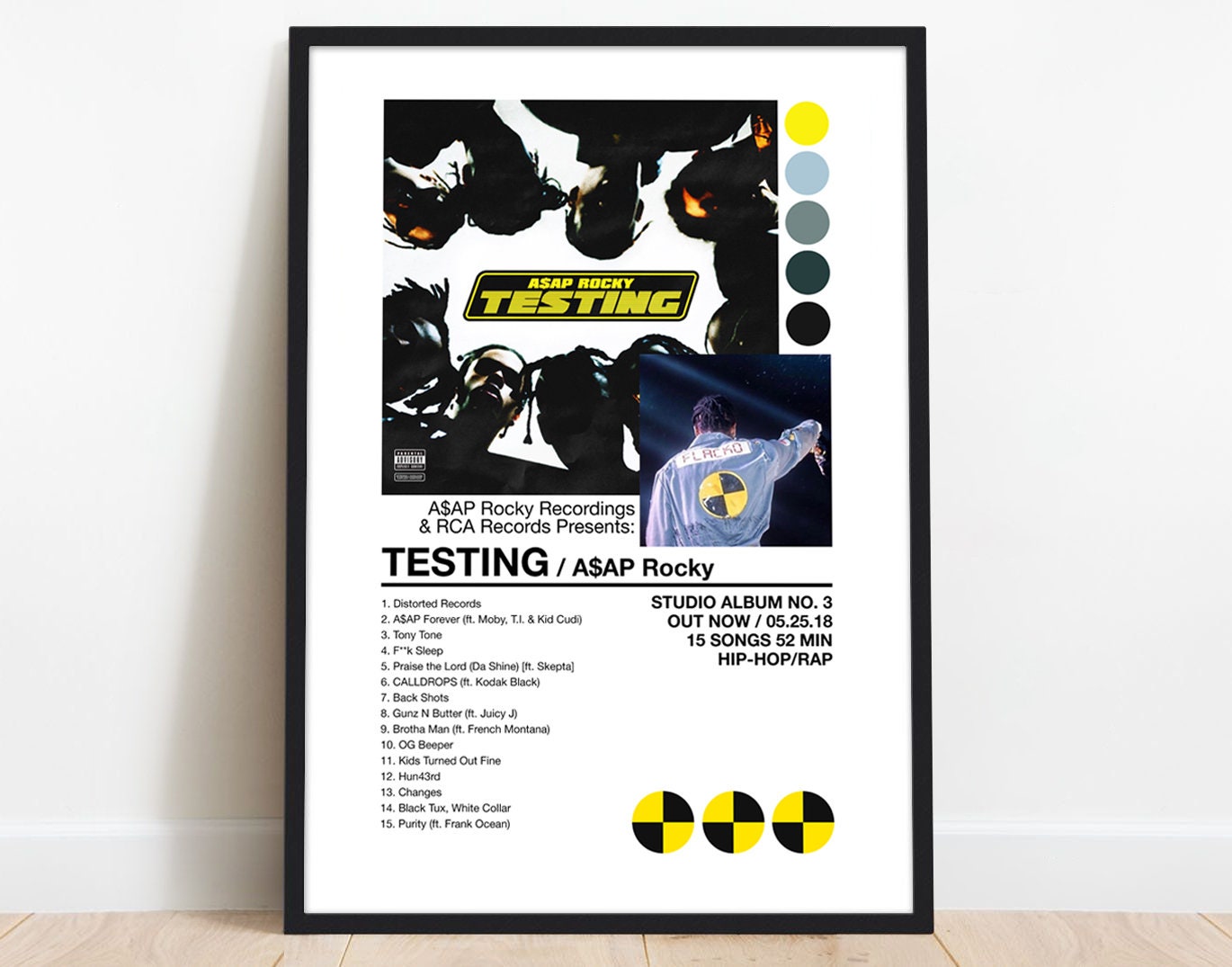Asap Rocky Testing Poster Asap Rocky Print Testing Print at - Etsy