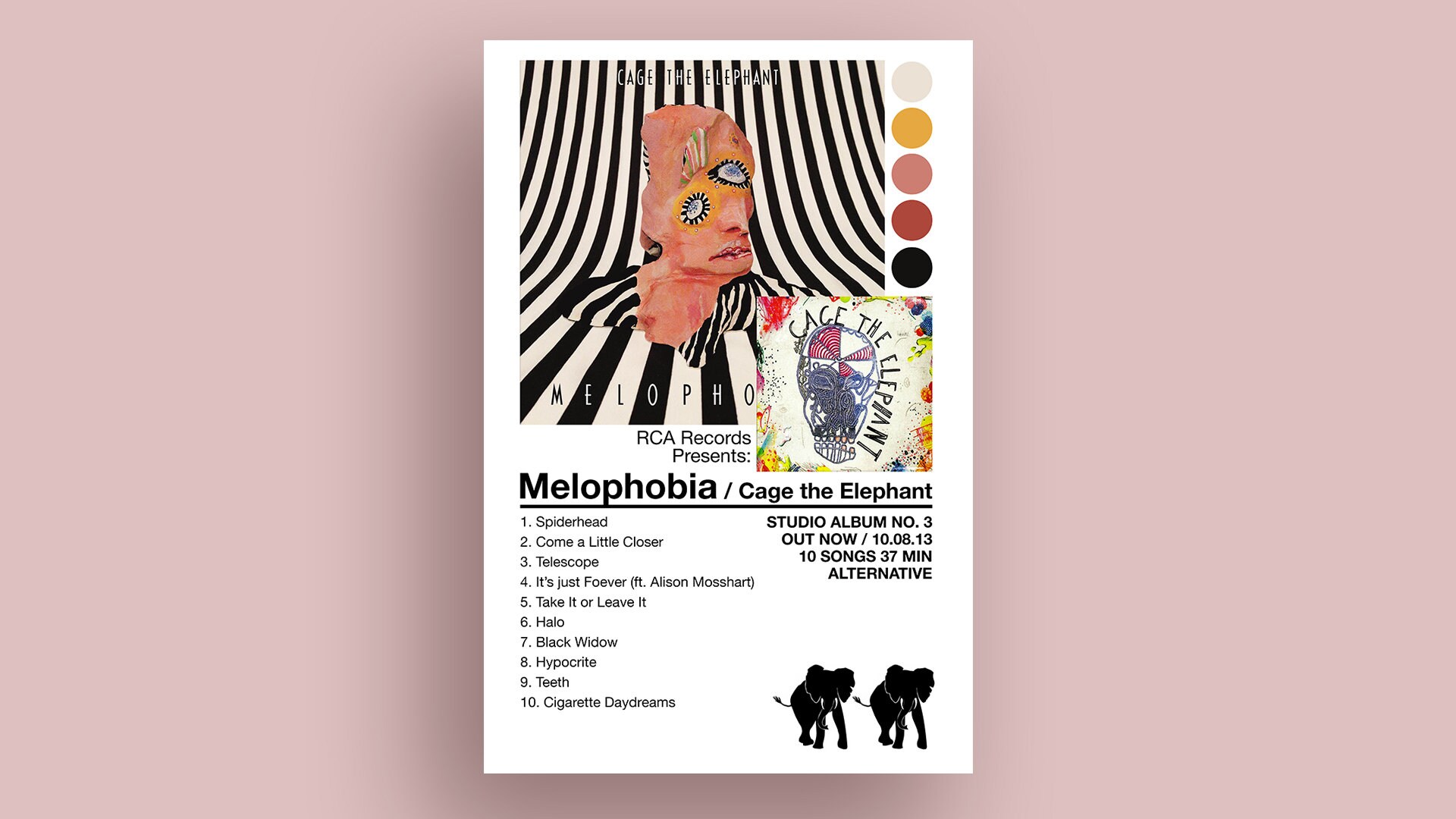 Cage The Elephant Melophobia Wallpaper