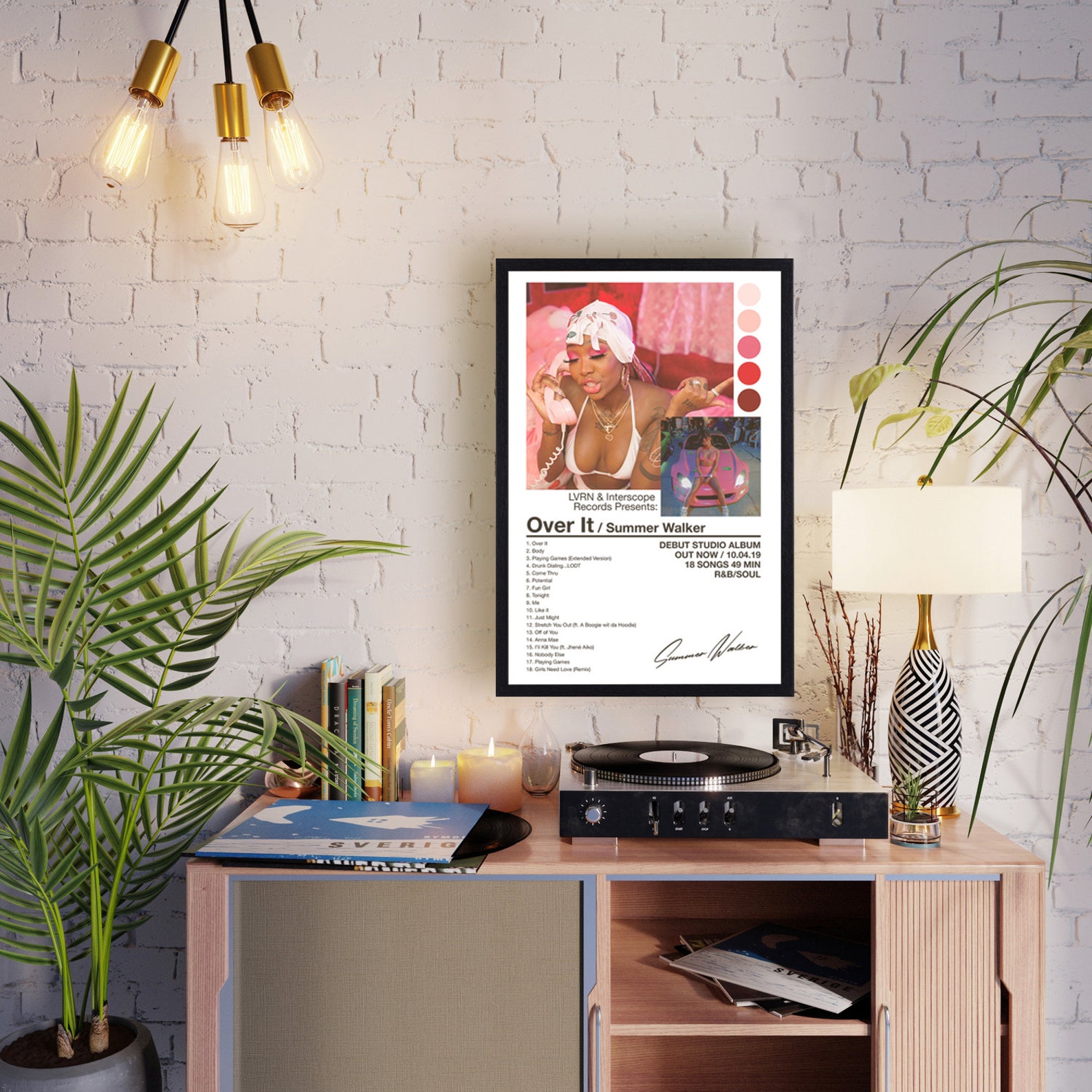 Summer Walker Over It Poster Summer Walker Print Over Print - Etsy