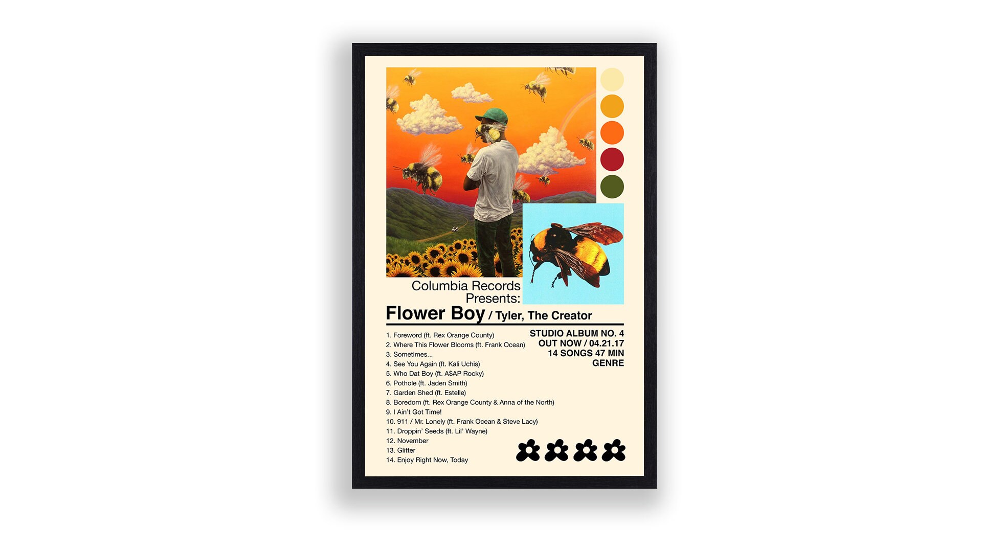 Flower Boy poster Tyler the Creator flower boy print Igor | Etsy