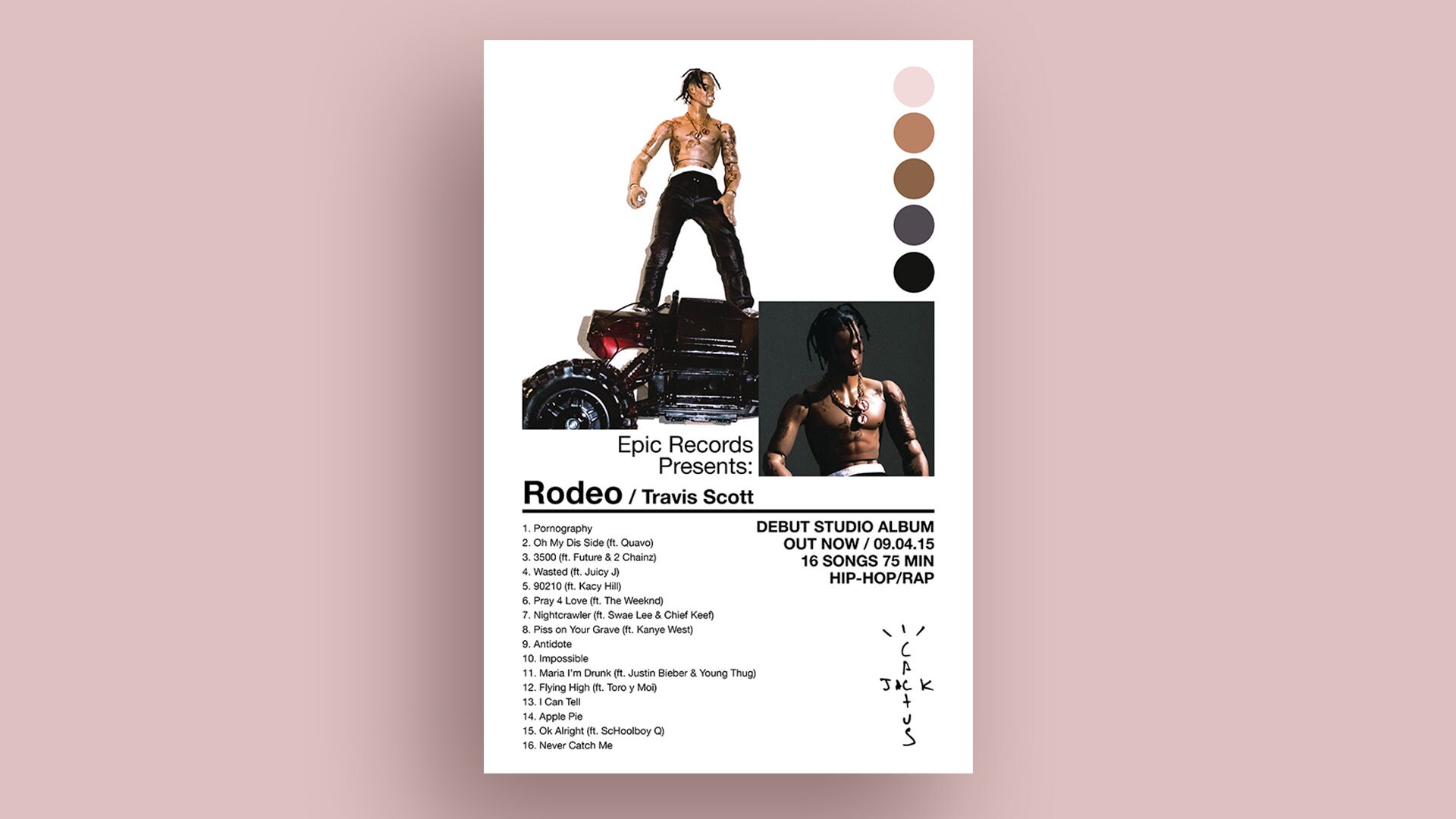 Travis Scott Rodeo poster | Travis Scott Rodeo print astroworld poster ...