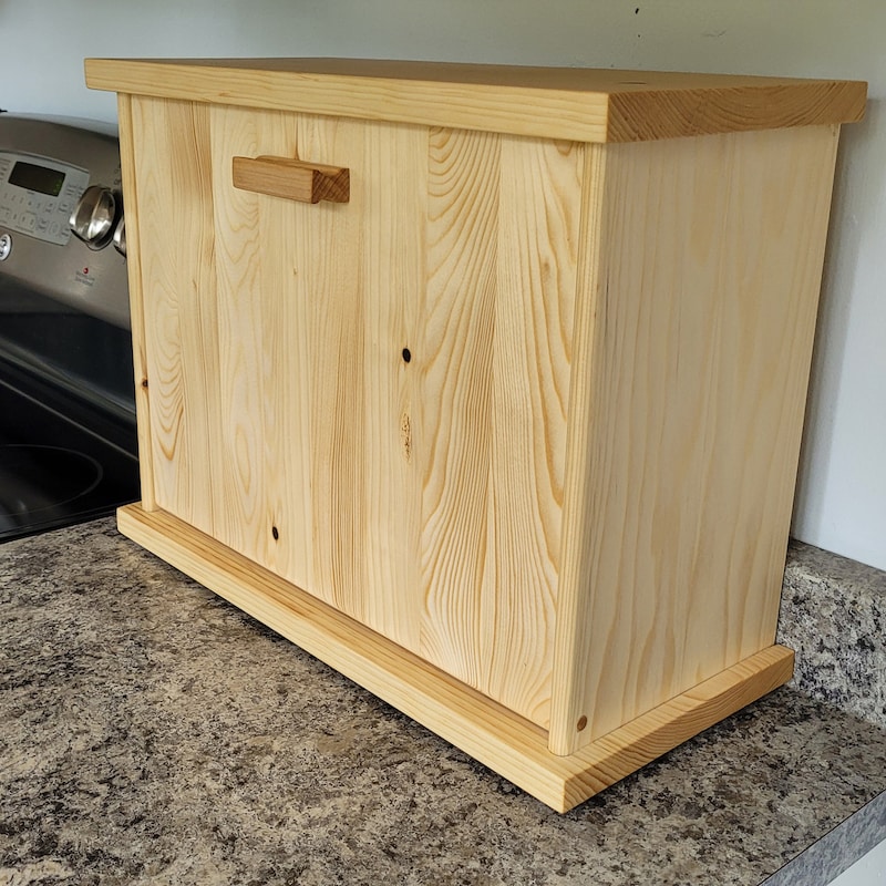 Wood Bread Box - Etsy