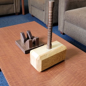 Mjolnir - Thor's Hammer With Display Stand - Solid Hardwood - Hand Made ...