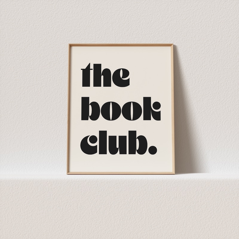 Book Poster - Etsy