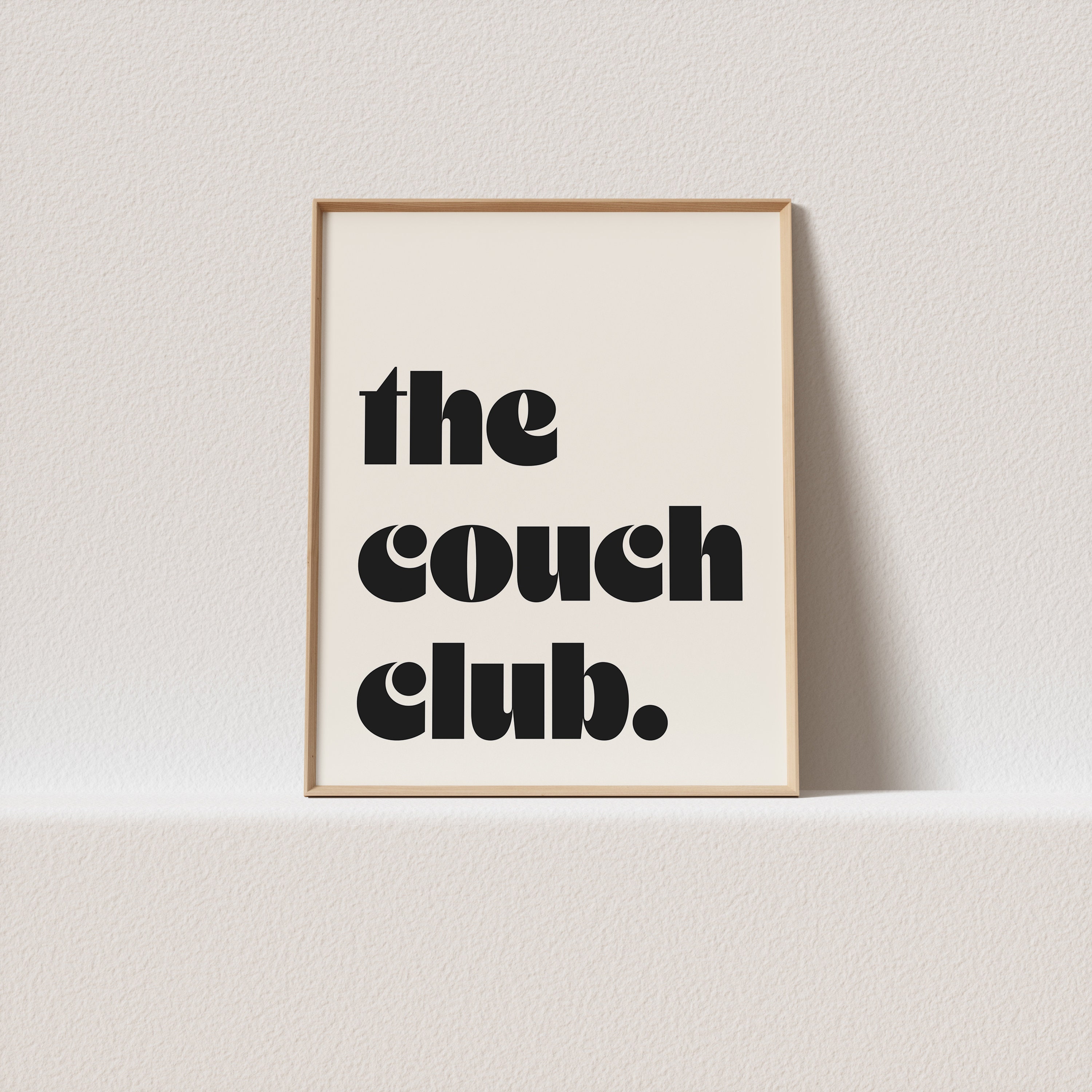 Gallery Wall Set of 2 Retro Posters the Couch Club | Etsy