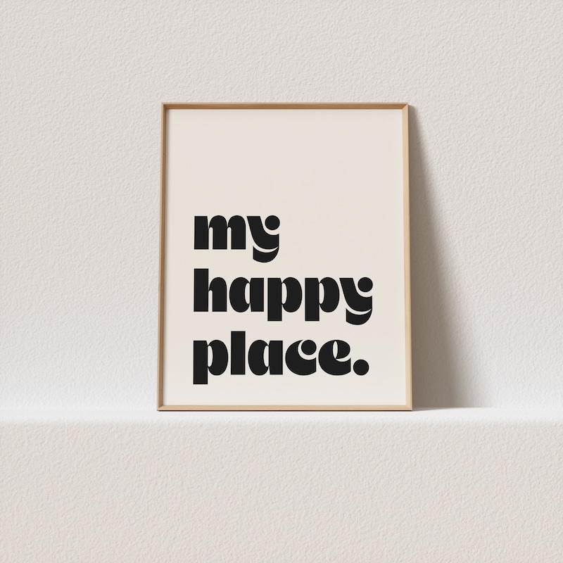 Happy Place Art - Etsy