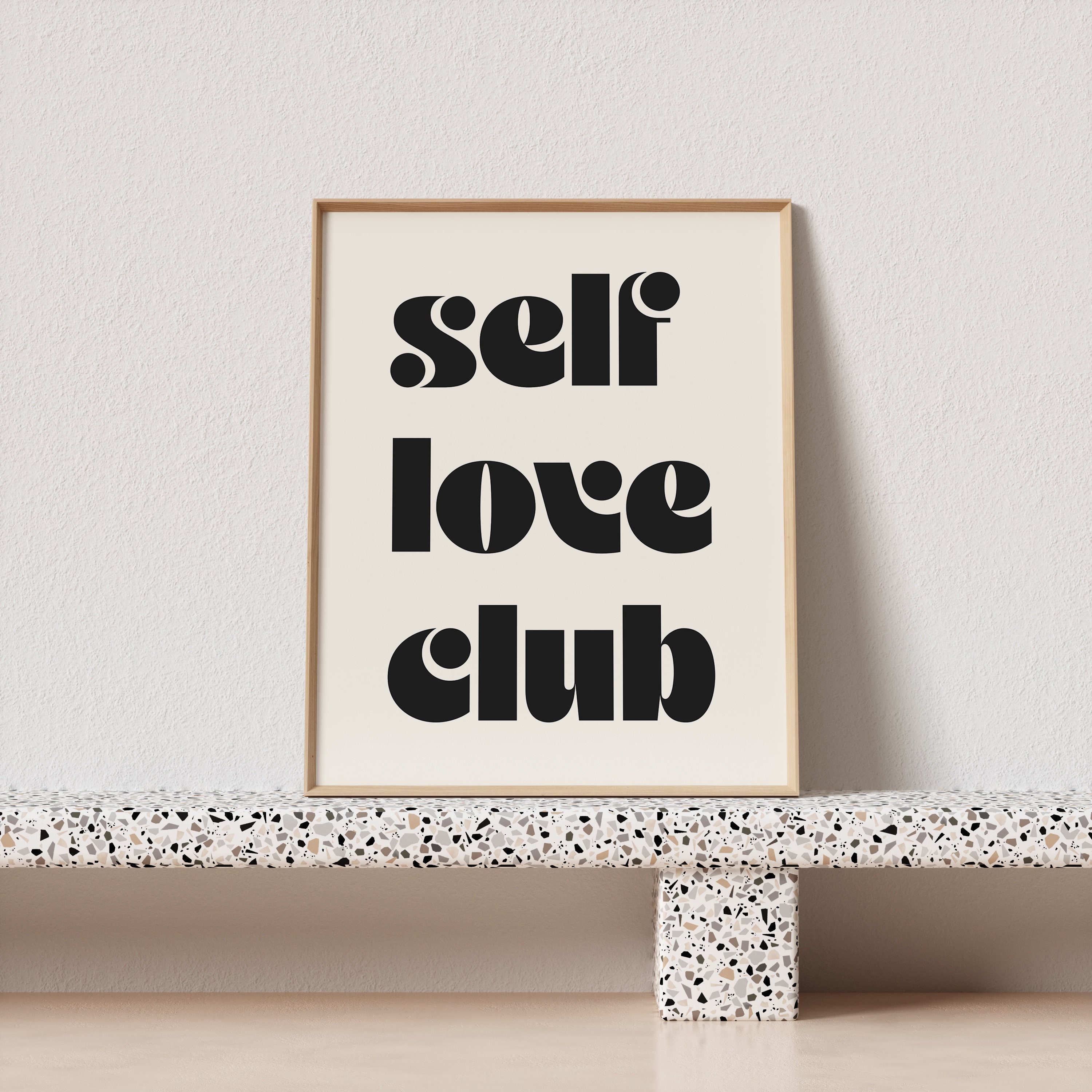 Set of 2 Printable Posters "self Love Club + the Way You Speak to ...