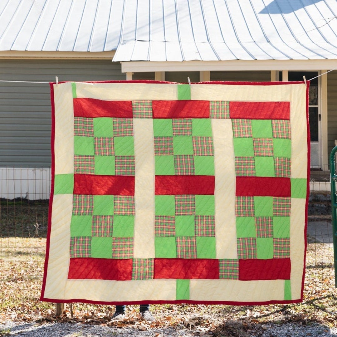 Handsewn Quilt, Traditional Quilt, Cotton Quilt, Gee's Bend Quilt ...