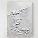 White Textured Wall Art Large White Abstract Art White - Etsy