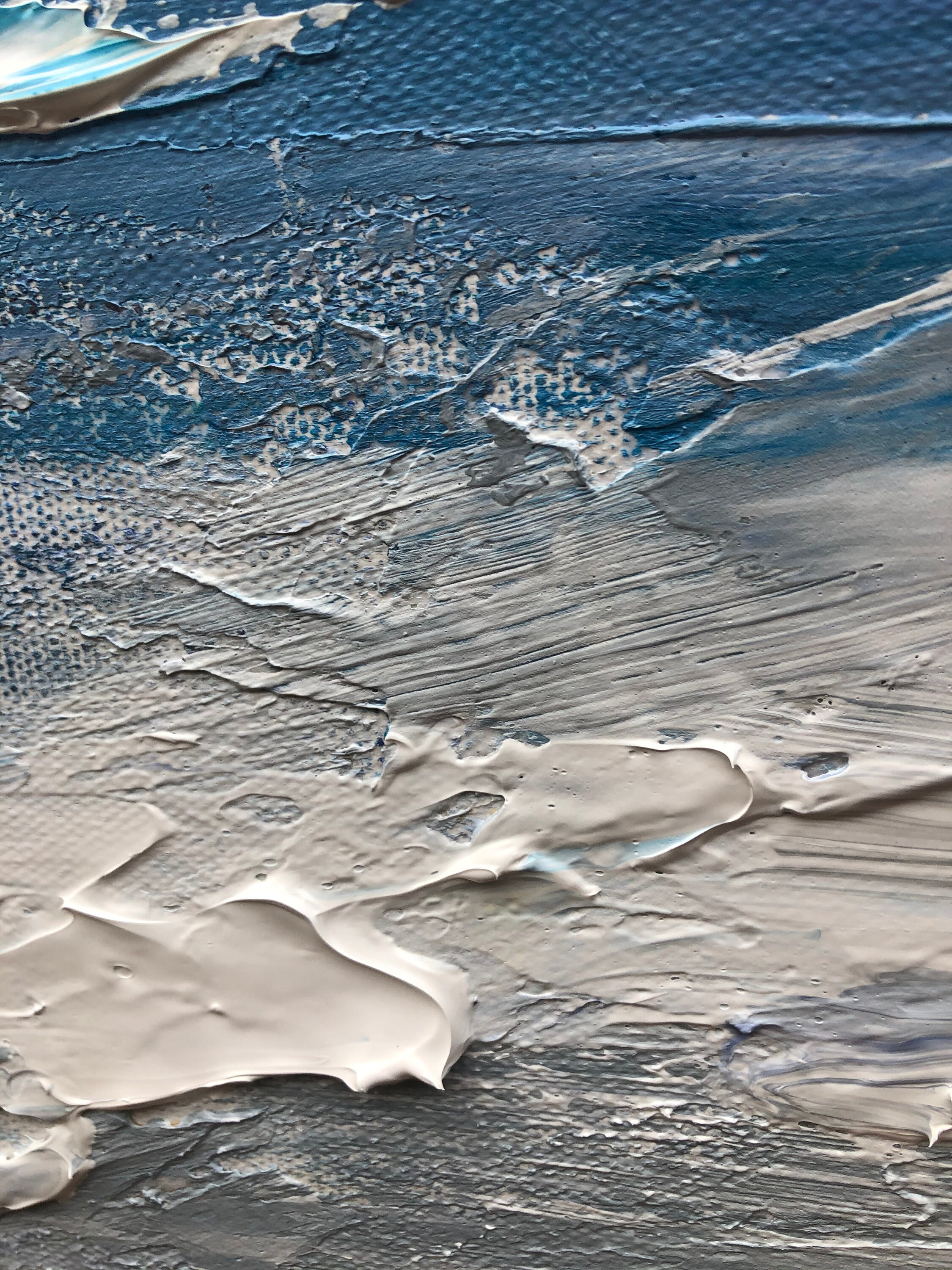 Large Ocean Abstract Painting Original Ocean Abstract Art - Etsy