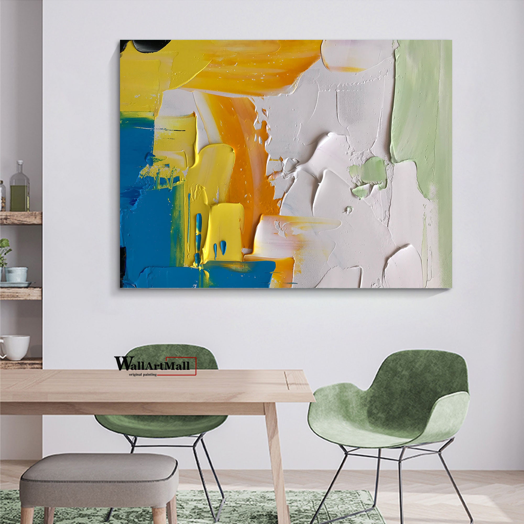 Large Minimal Abstract Painting White Texture Abstract - Etsy