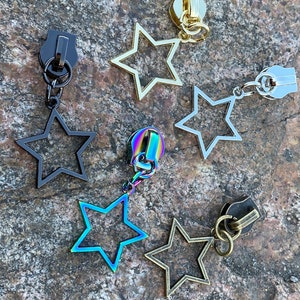 Star Zipper Pull, #5 Zipper Pull, 5 Pack - Etsy