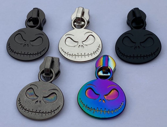 Jack Skellington Inspired Zipper Pull 5 Pack 5 Zipper Pull - Etsy