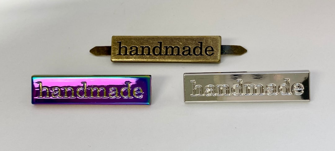 Handmade Metal Tag, 4 Pack, Metal Plaque, Purse Tag, Bag Tag - Etsy