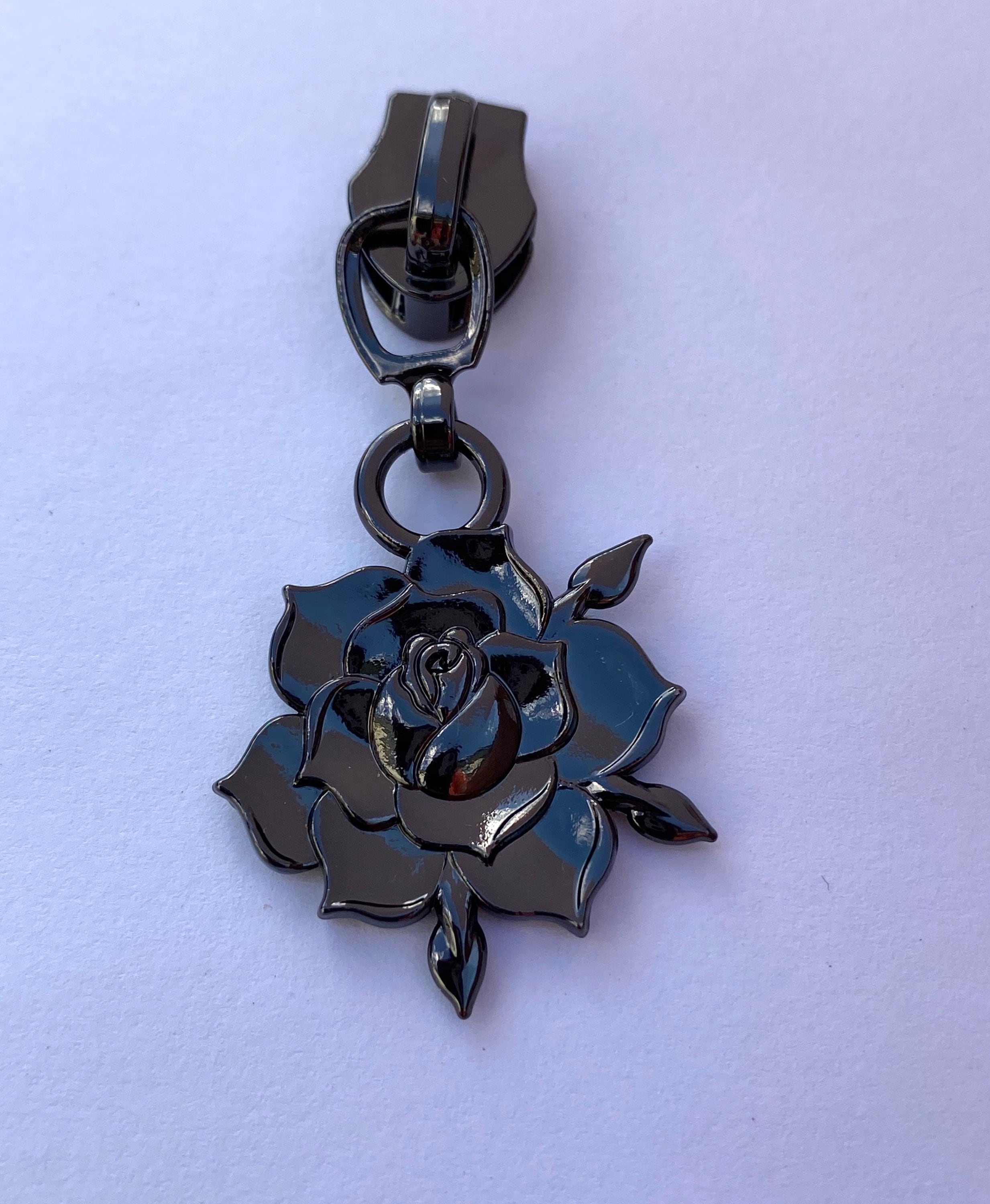 Rose Zipper Pull Flower 5 Pack 5 Zipper Pack Garden - Etsy