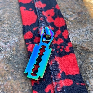 Razor Blade Zipper Pull, #5 Zipper Pull - Etsy