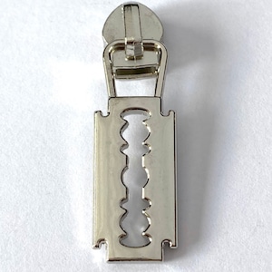 Razor Blade Zipper Pull, #5 Zipper Pull - Etsy