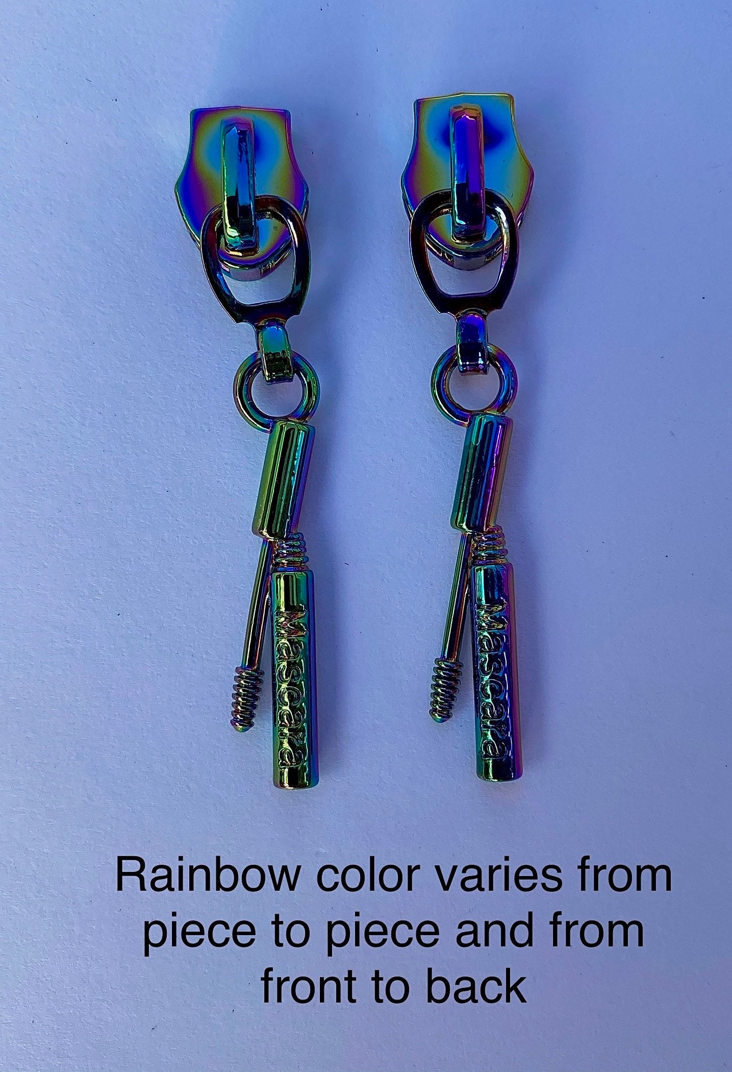 Mascara Zipper Pull Custom Design 5 Pack 5 Zipper Pull - Etsy