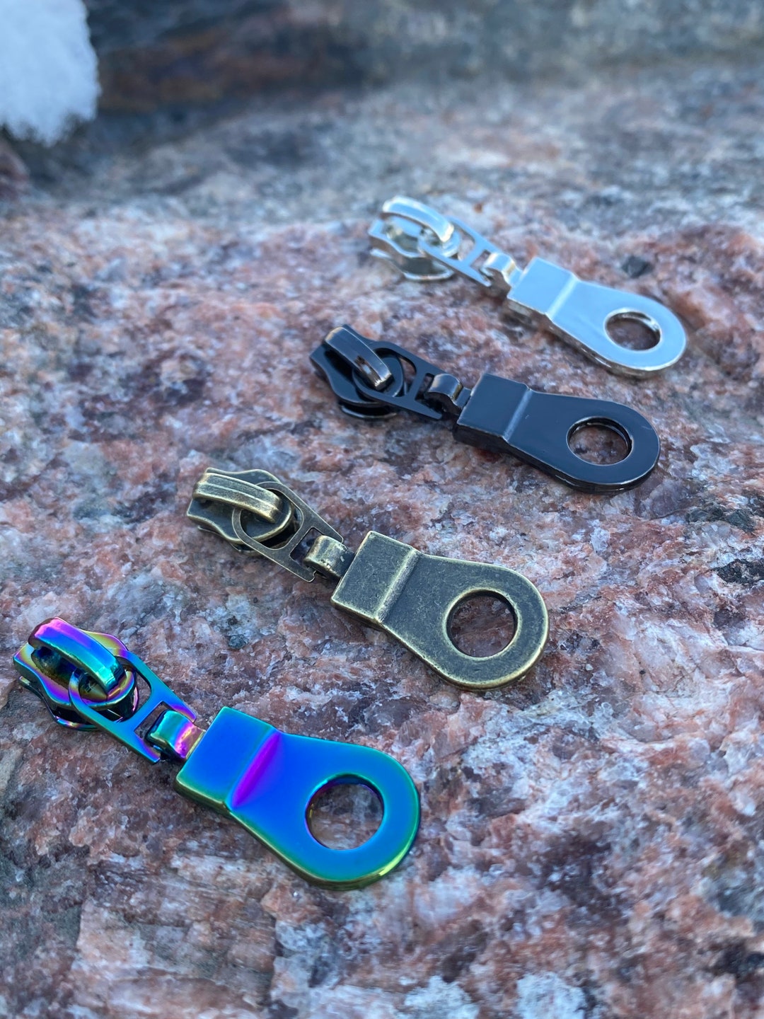 Non-locking #3 Zipper Pull, 6 Pack, Donut Shaped Zipper Pull - Etsy