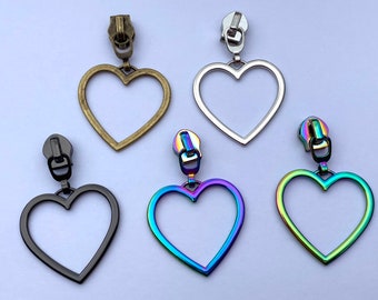 Zipper Heart | Etsy