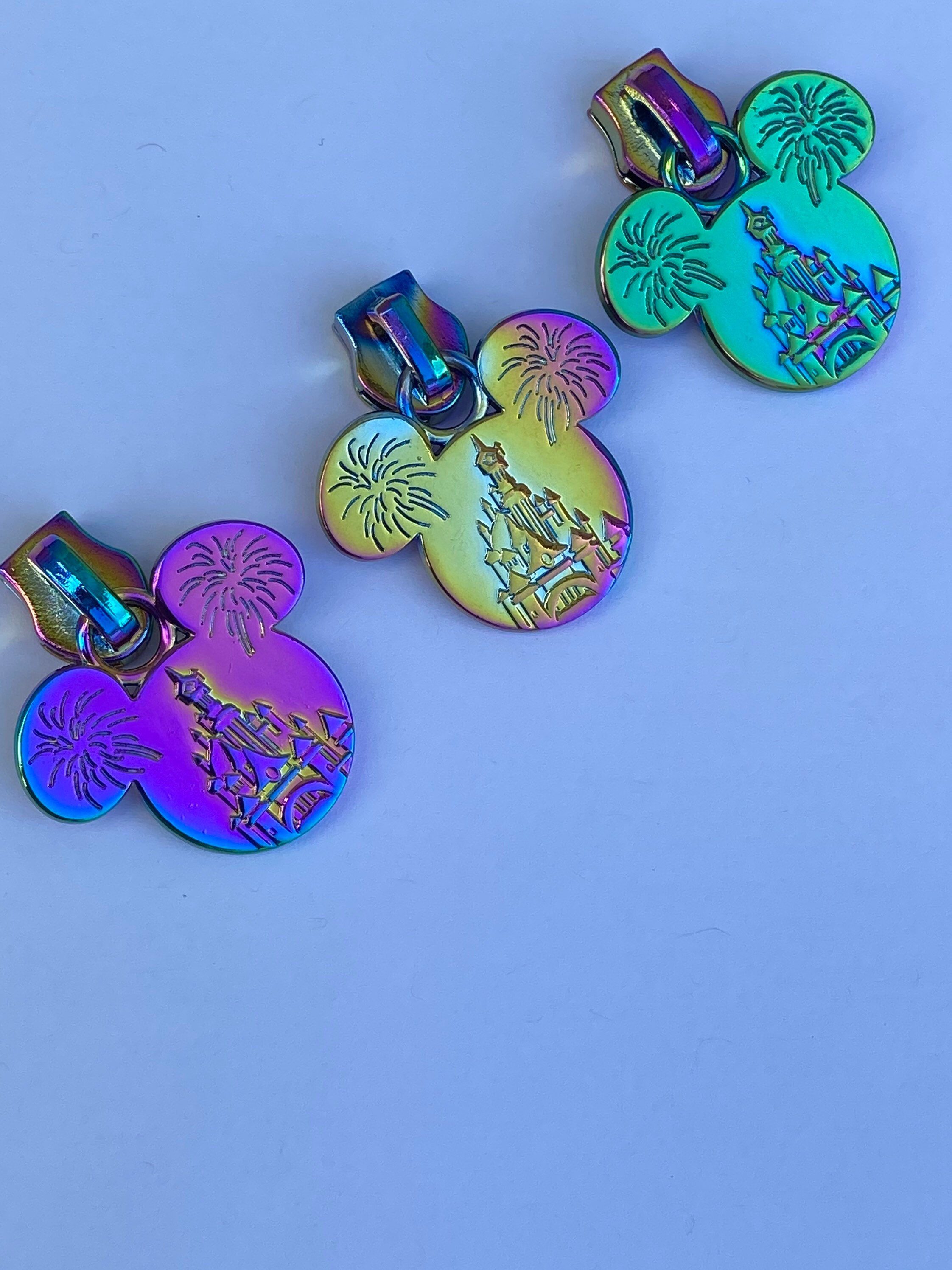 Mouse Zipper Pull 5 Pack 5 Zipper Pull Castle Fireworks - Etsy
