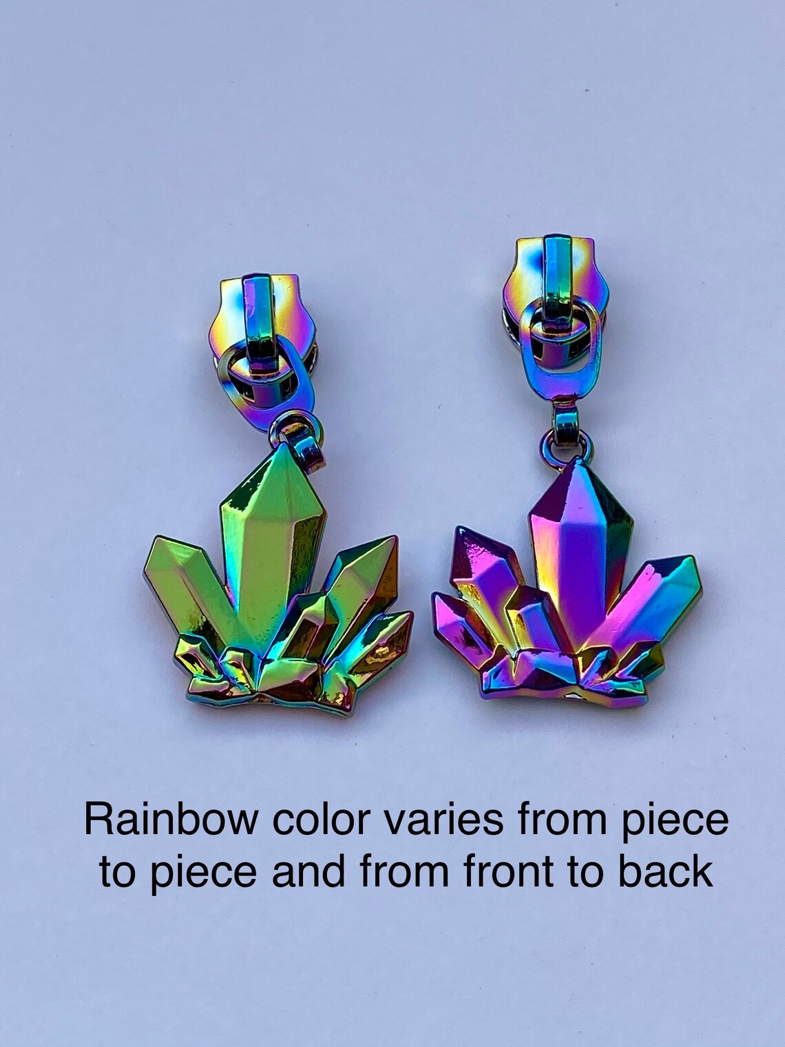 Quartz Zipper Pull Crystal 5 Pack 5 Zipper Pull - Etsy