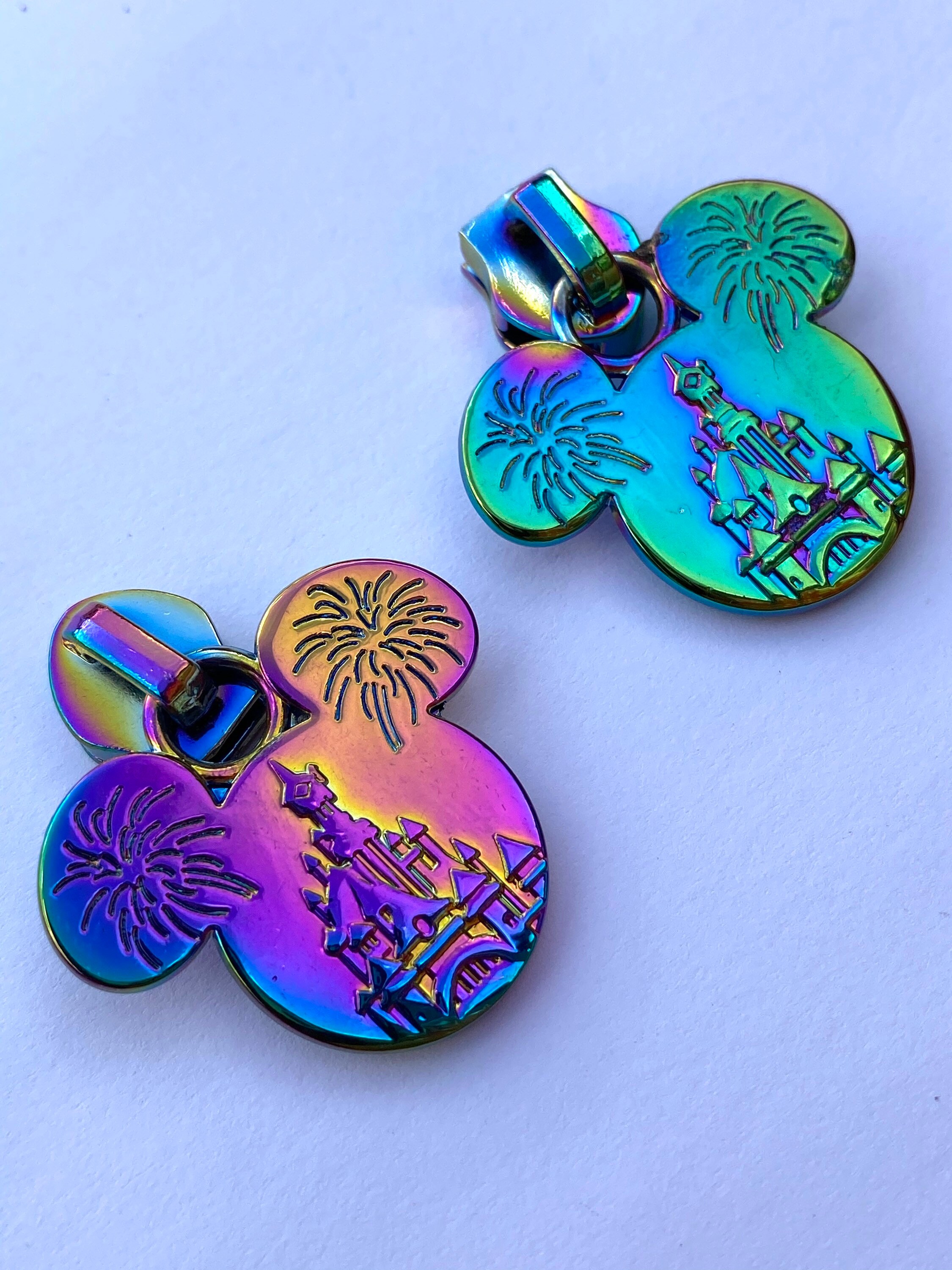 Mouse Zipper Pull 5 Pack 5 Zipper Pull Castle Fireworks - Etsy