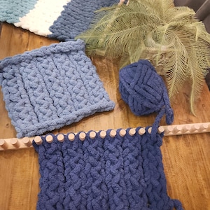 Chunky Blanket Loom™ Knitting Loom Over 100 Lifetime Video Tutorials ...