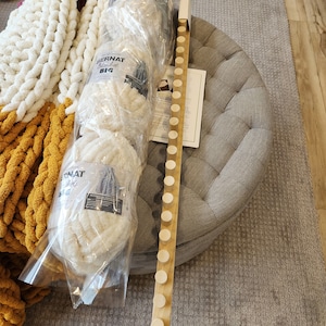KIT Chunky Blanket Knitting Loom Kit Chunky Knitting Loom DIY Knitting ...