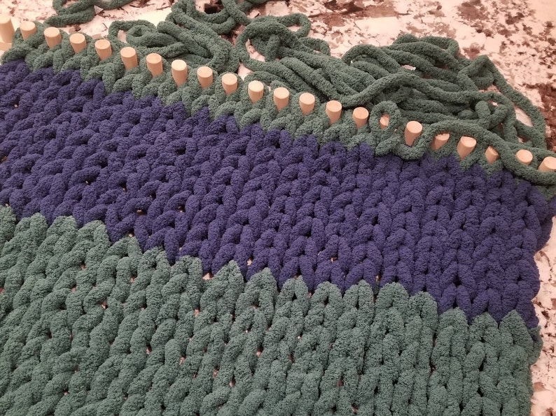 KIT Chunky Blanket Knitting Loom Kit Chunky Knitting Loom DIY Knitting ...