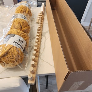 KIT Chunky Blanket Knitting Loom Kit Chunky Knitting Loom DIY Knitting ...