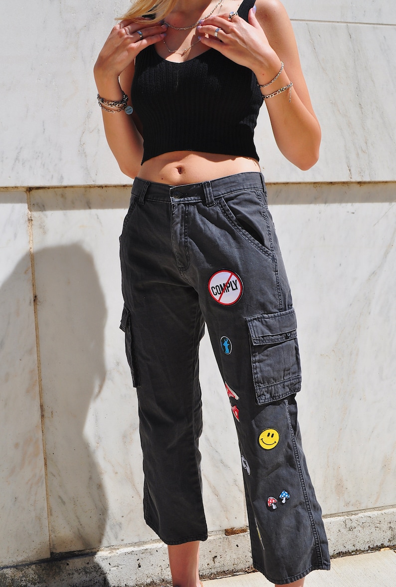 Cargo Patch Pants - Etsy