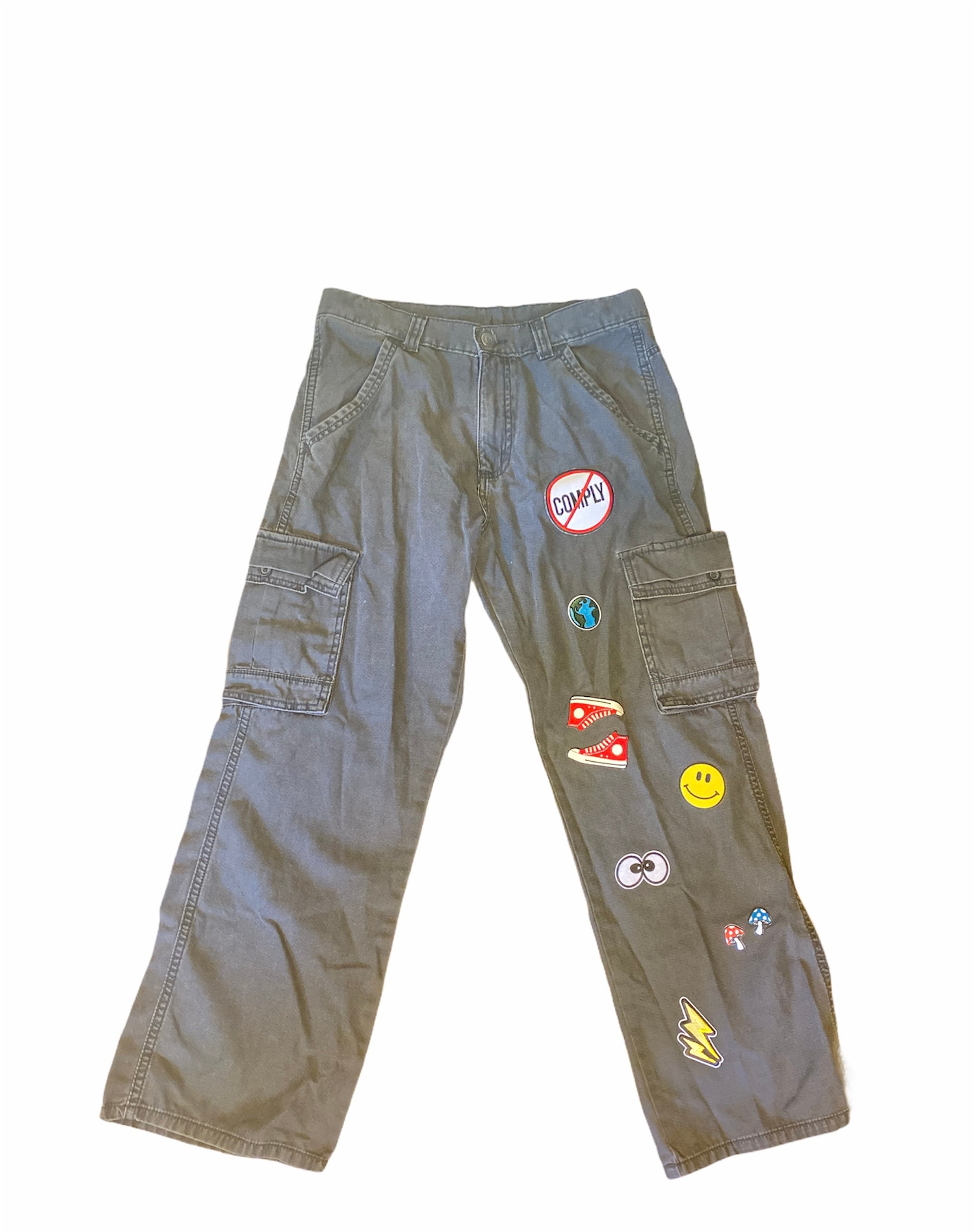 Cargo Patch Pants - Etsy