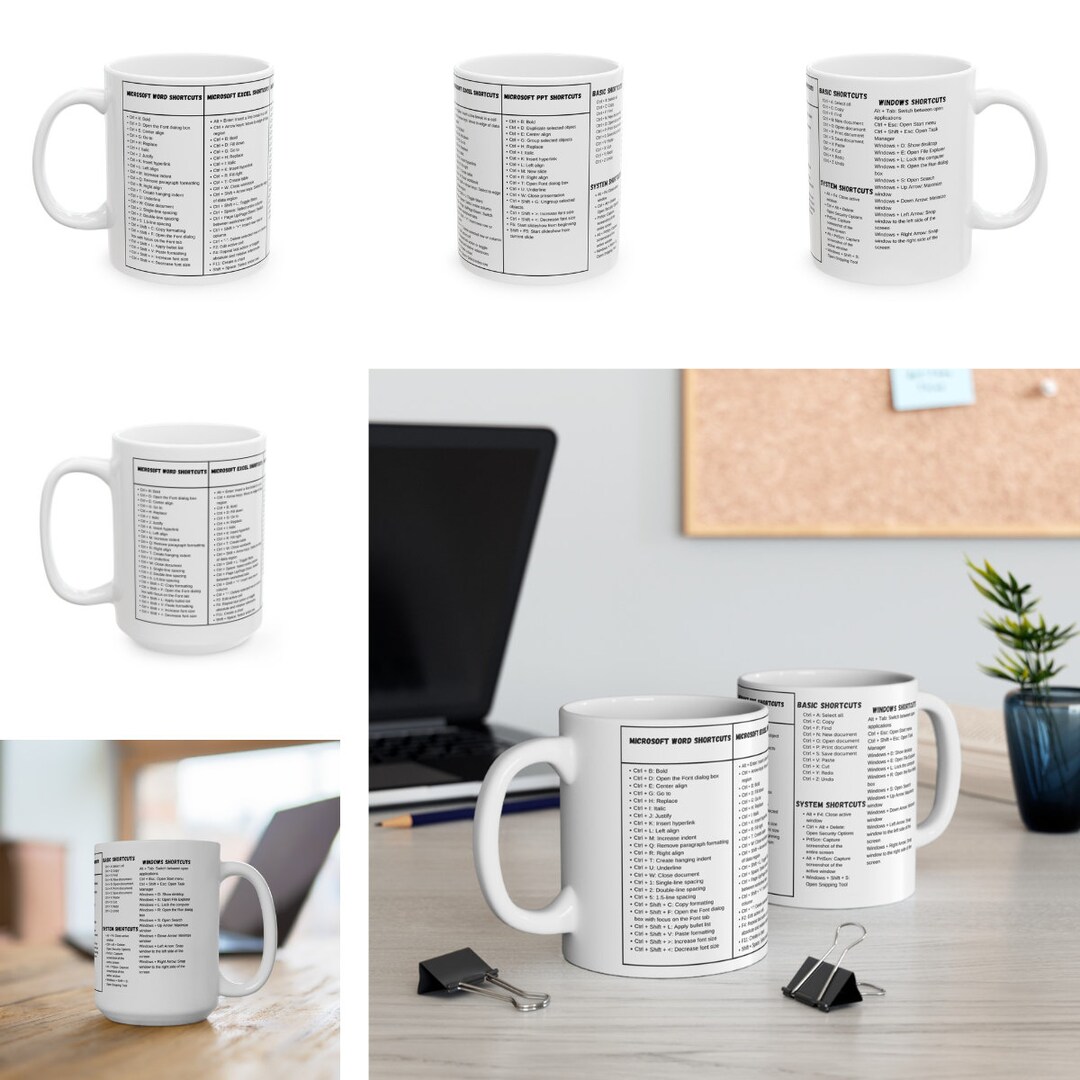 Microsoft Shortcut Keys, Word, Excel, Powerpoint Shortcut Key, 3 in 1 ...