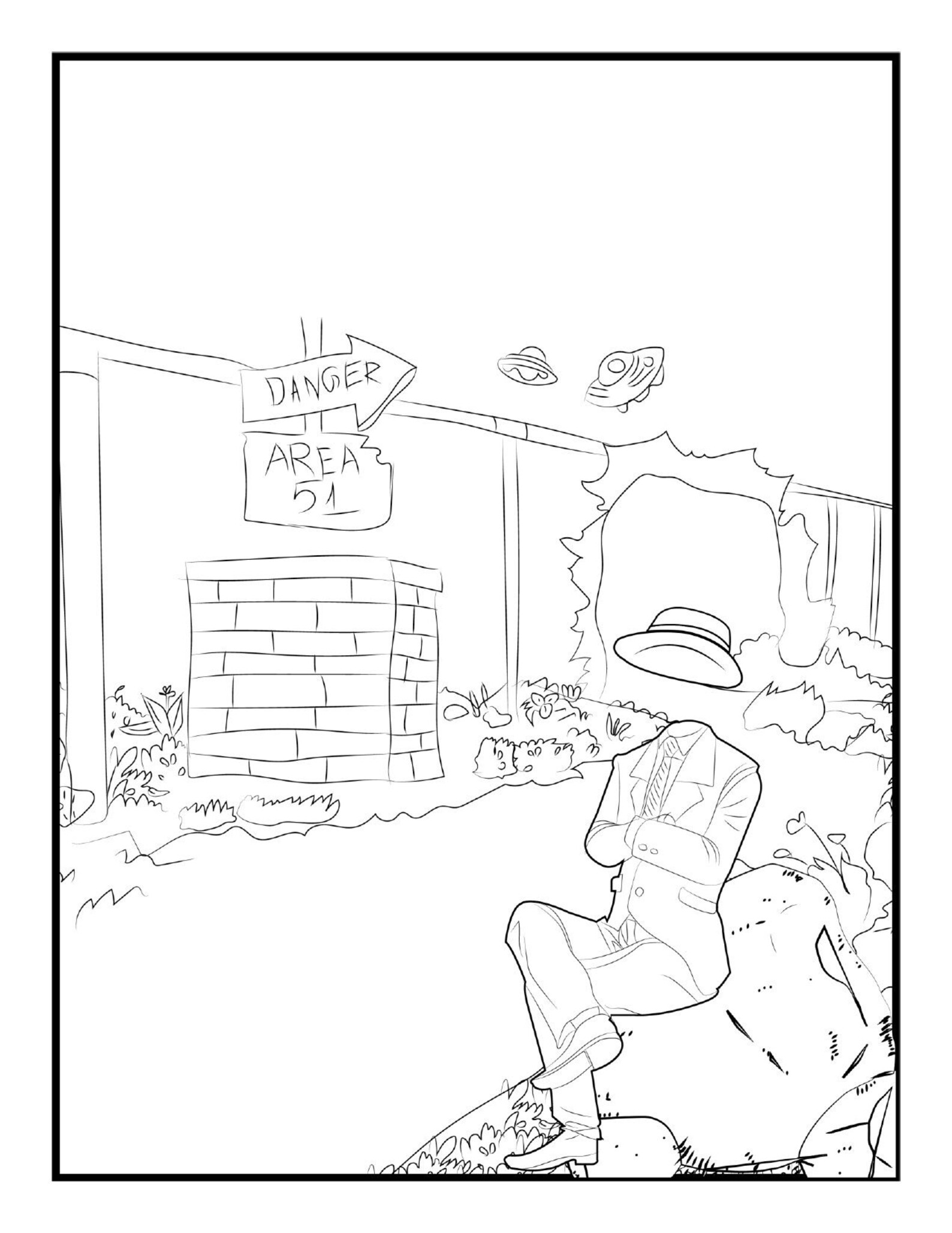 The Invisible Man Coloring Page Digital Coloring Pages Digital Coloring ...