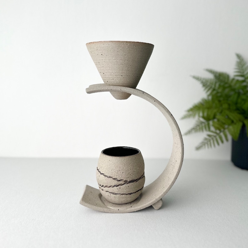 Handmade Ceramic V60 Coffee Maker Set With Espresso Cup - Etsy