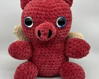 Flying Pig Scarf Crochet Pattern - Etsy