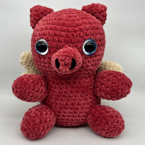 Crochet Flying Pig - Etsy