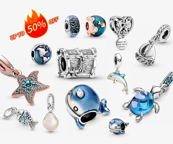 Tropical Beach Series Pandora Charms for Pandora Bracelets | Etsy