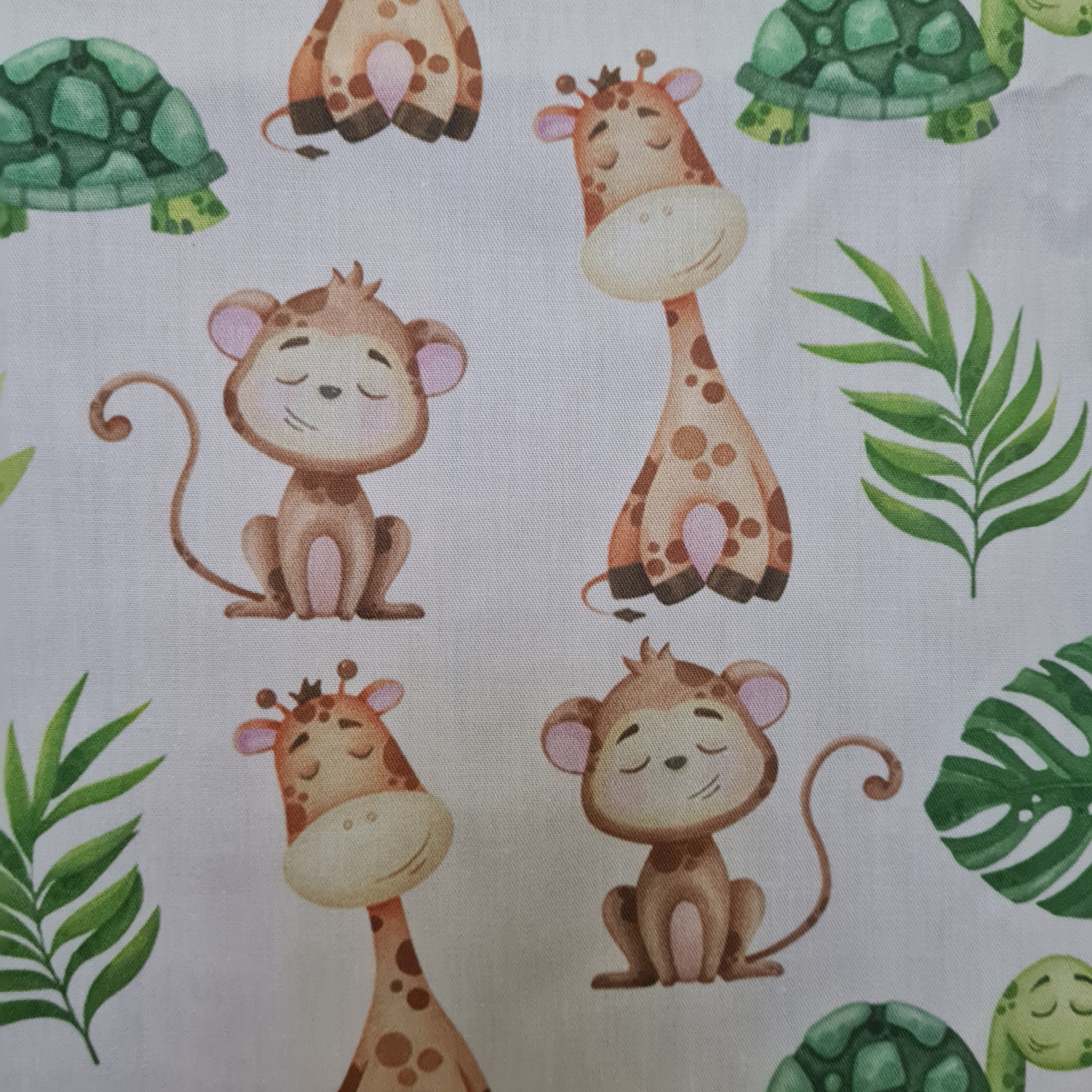 Animal Fabric by the Yard Safari Animals Fabric Panels for - Etsy